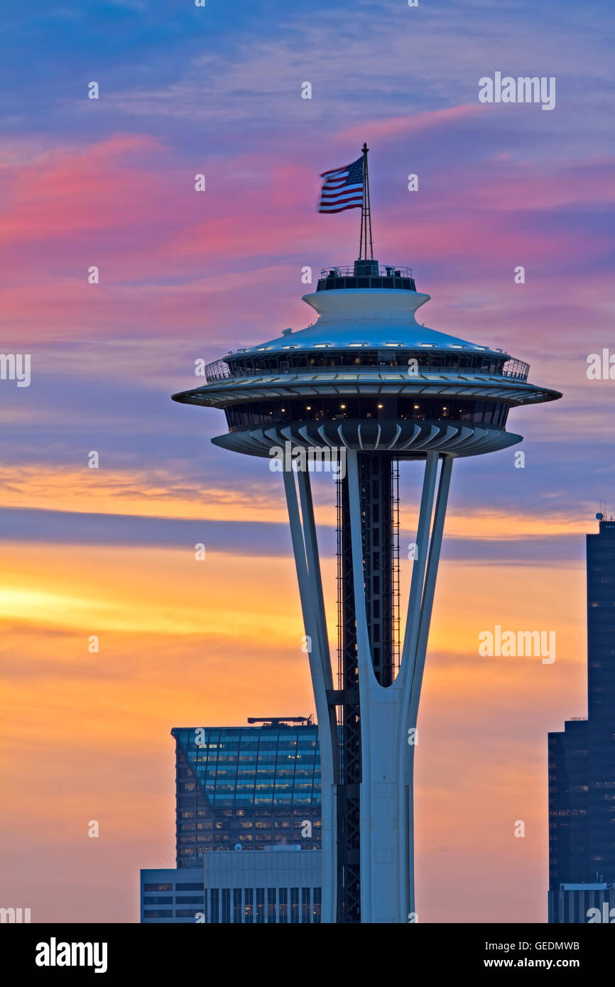 Seattle's space needle hi-res stock photography and images - Alamy