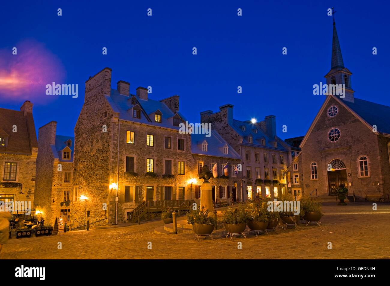 geography / travel, Canada, Quebec, Quebec City, l'eglise Notre-Dame ...