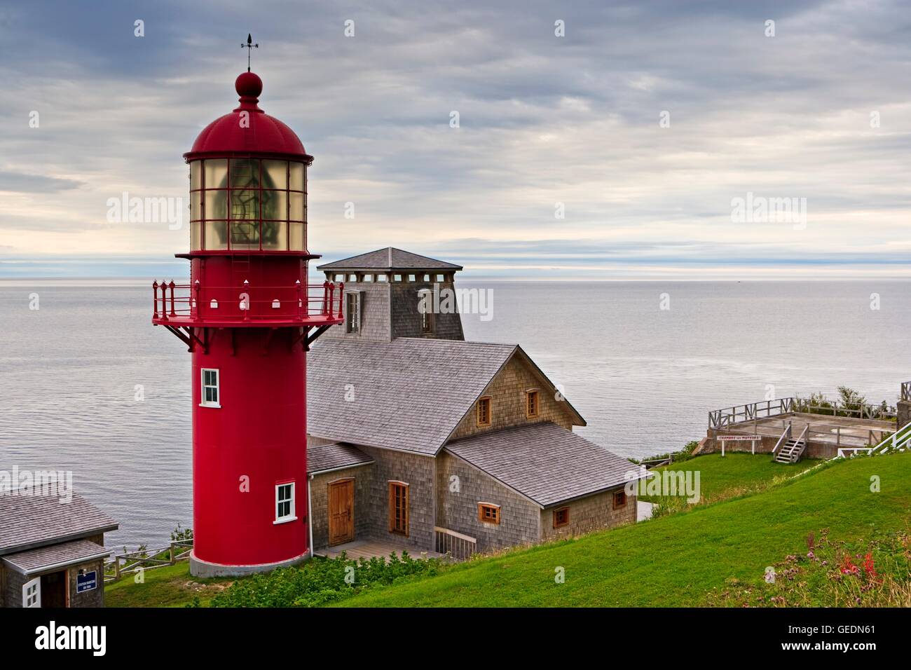 geography / travel, Canada, Quebec, Point-a- la-Renommee Lighthouse ...