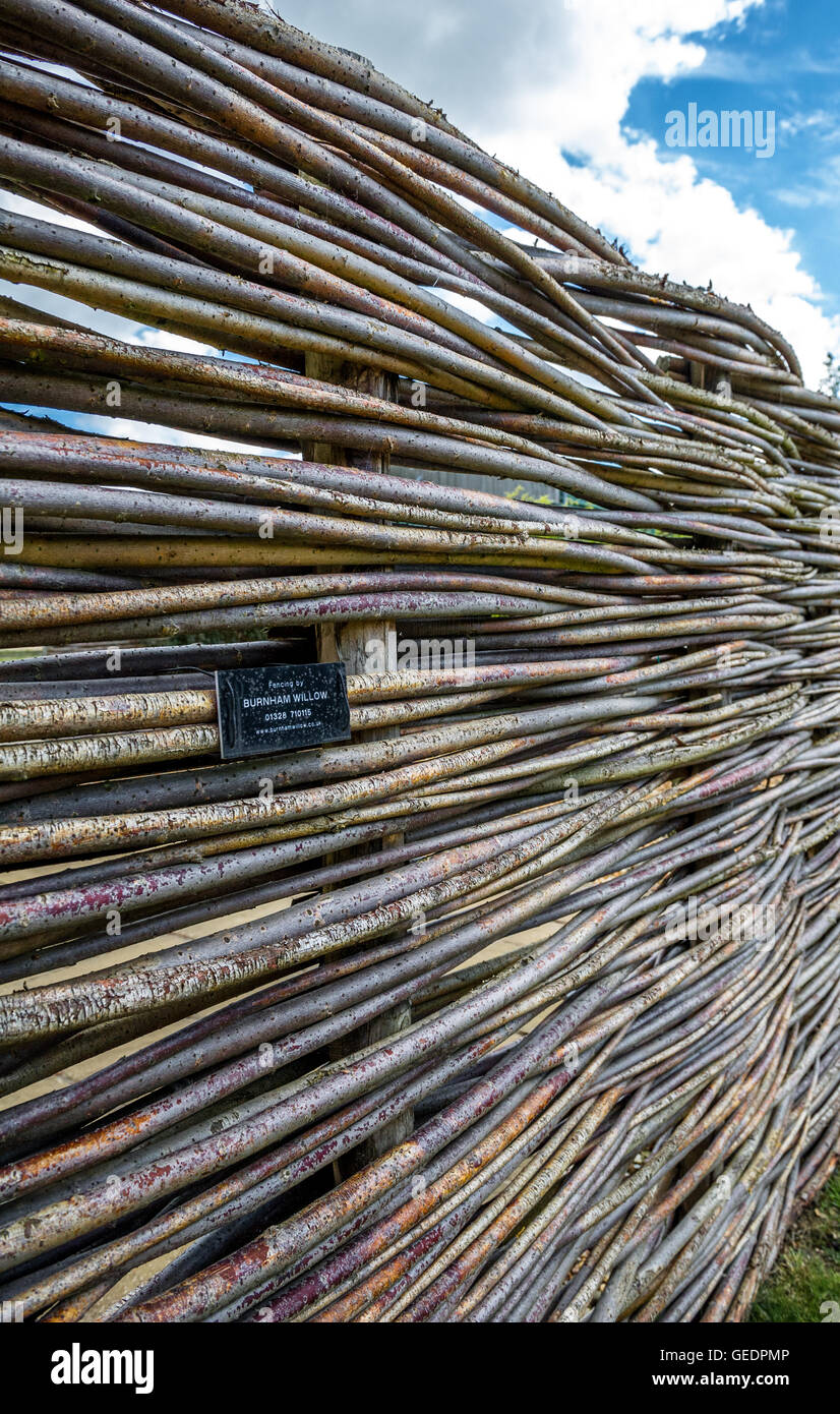 Willow fence hi-res stock photography and images - Alamy