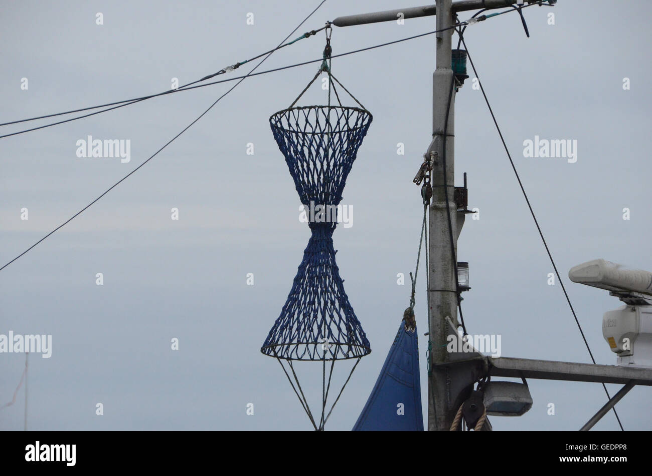 Signal in mast of ship Stock Photo - Alamy