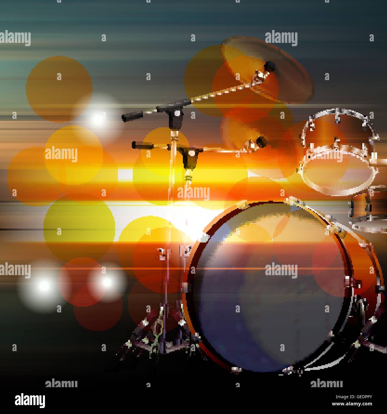 Drum Stock Vector Images - Alamy