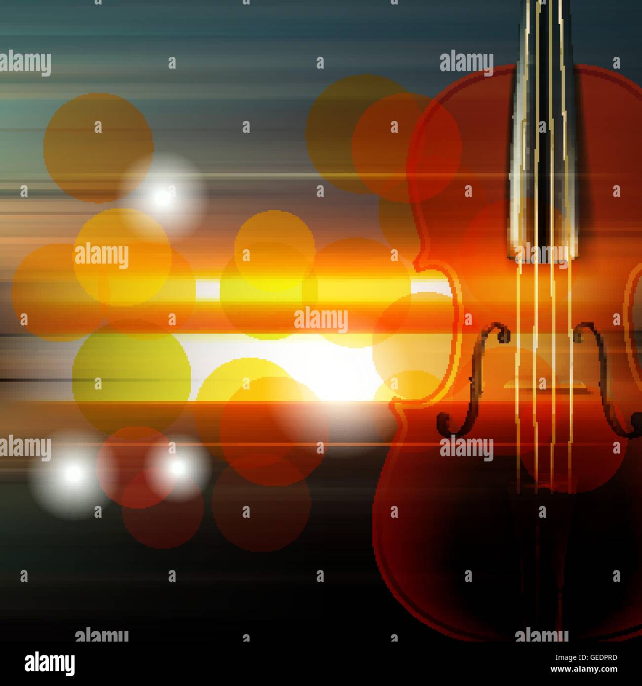 abstract music blur background with violin Stock Vector Image & Art - Alamy
