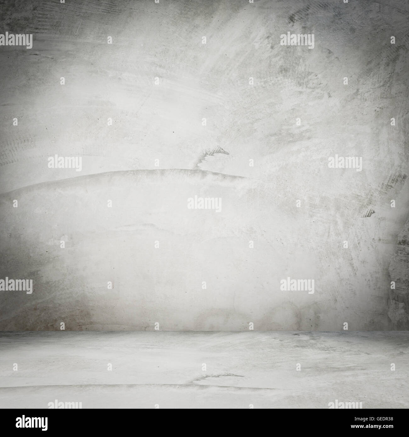 old cement room interior at home for background with space Stock Photo ...