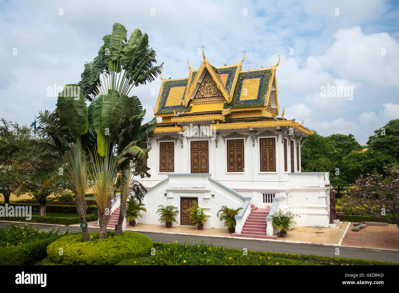 The Royal rest house in the grounds of the Royal Palace, Phnom Penh ...