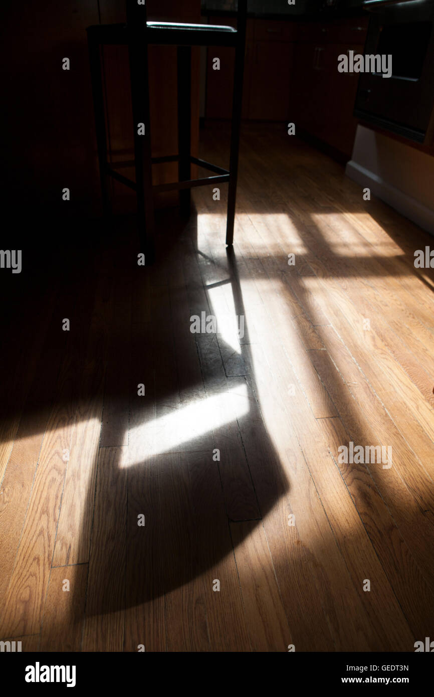Sunlight and shadows on chair hi-res stock photography and images - Alamy