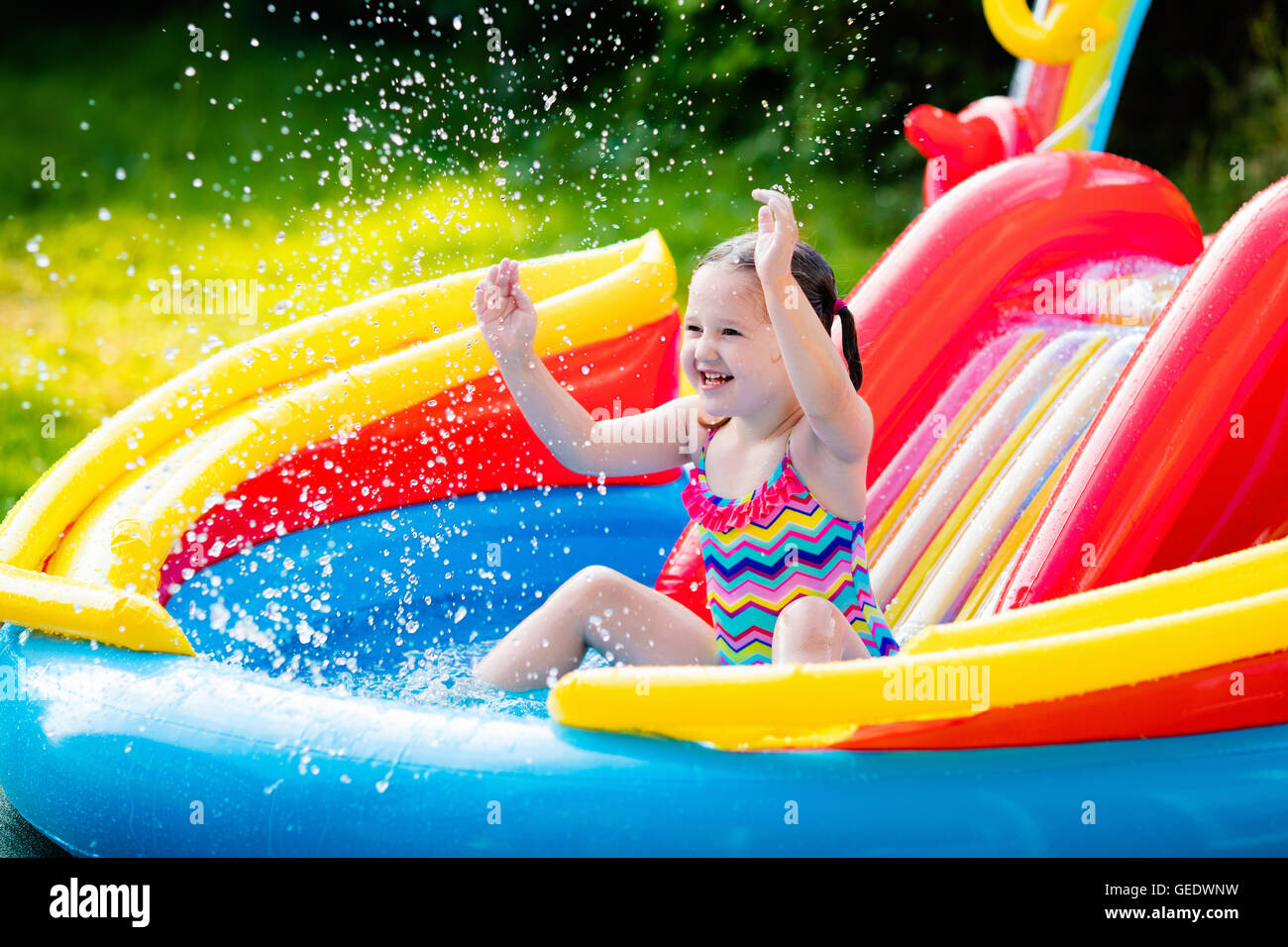 Backyard kids pool High Resolution Stock Photography and Images - Alamy