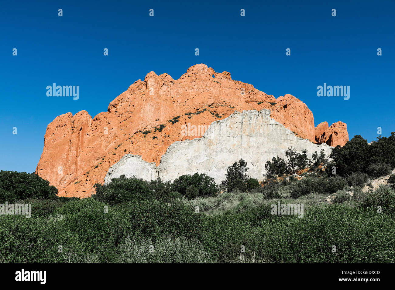 Garden of the Gods Park, Colorado Springs, Colorado, USA Stock Photo ...