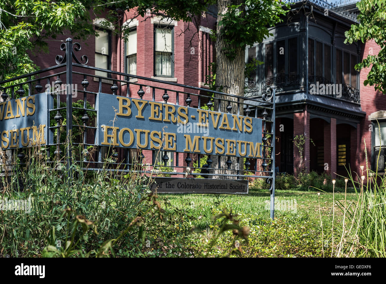 The Byers-Evans House Museum, Denver, Colorado, USA Stock Photo - Alamy