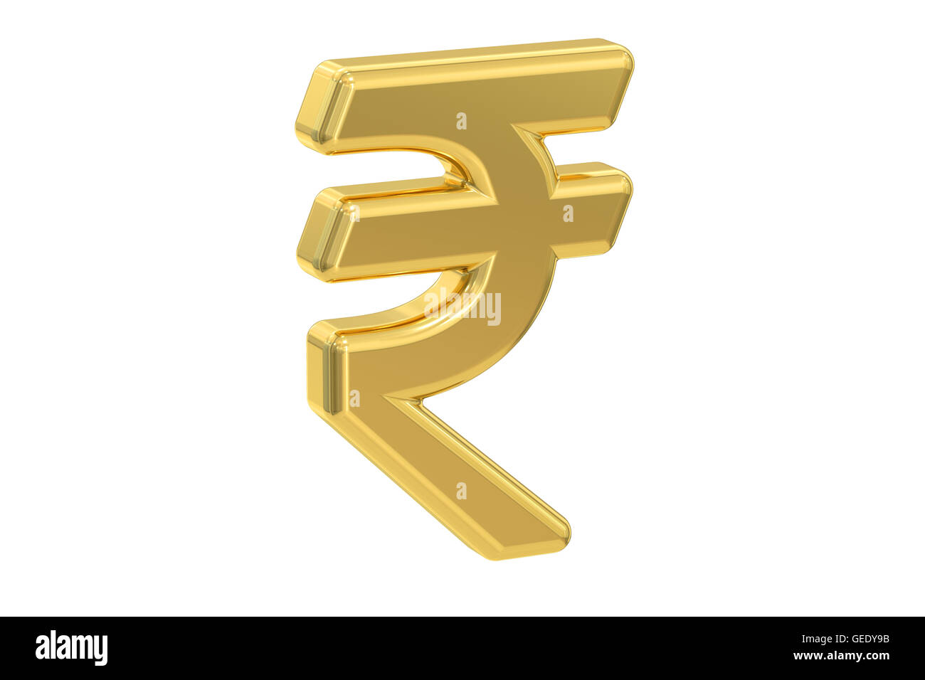 Indian rupee symbol 3d rendering hi-res stock photography and images ...