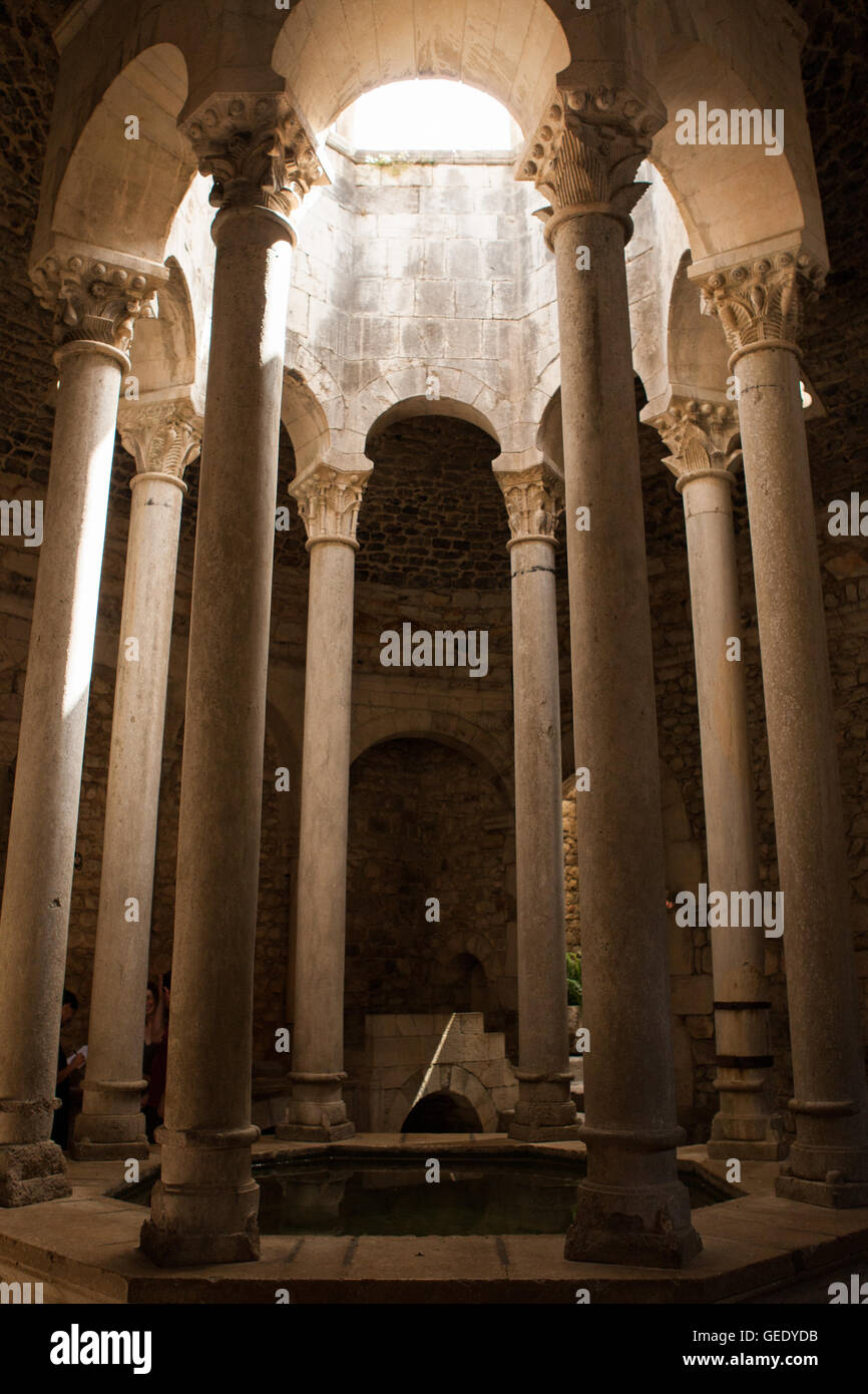 Arab Baths, Gerona, Spain Stock Photo - Alamy
