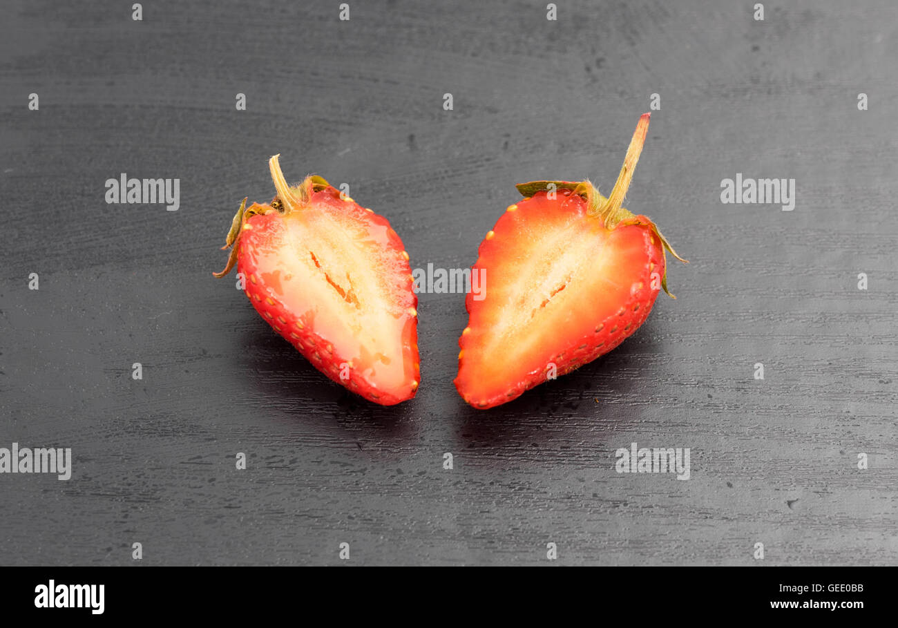 Inside strawberry hi-res stock photography and images - Alamy