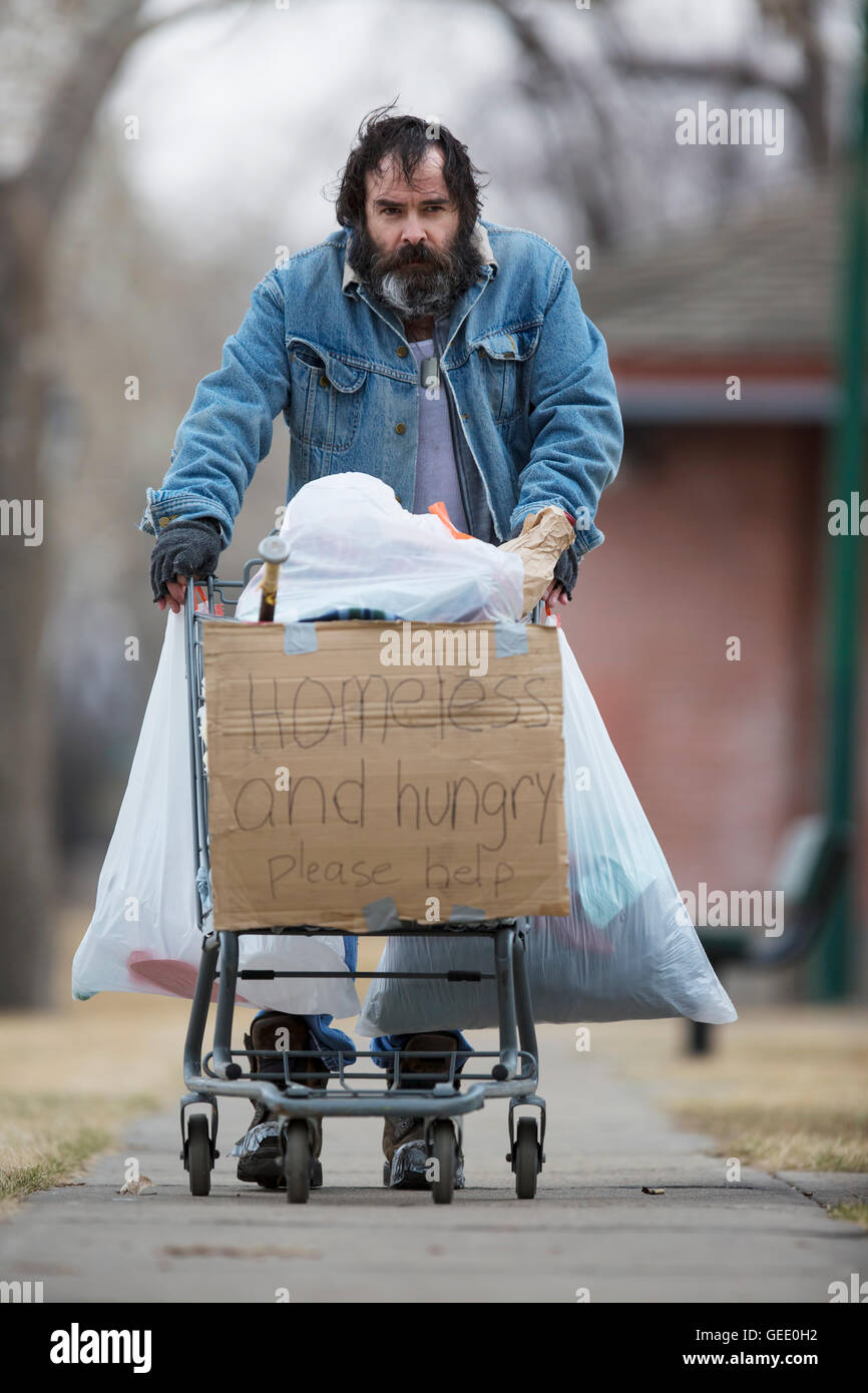 Homeless Man With Beard