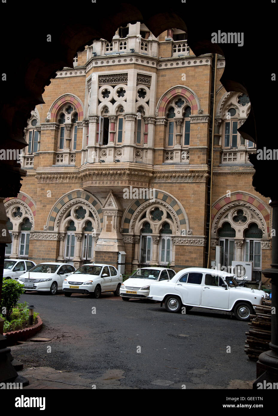 The image of Architecture of CST station or VT station, Mumbai India ...