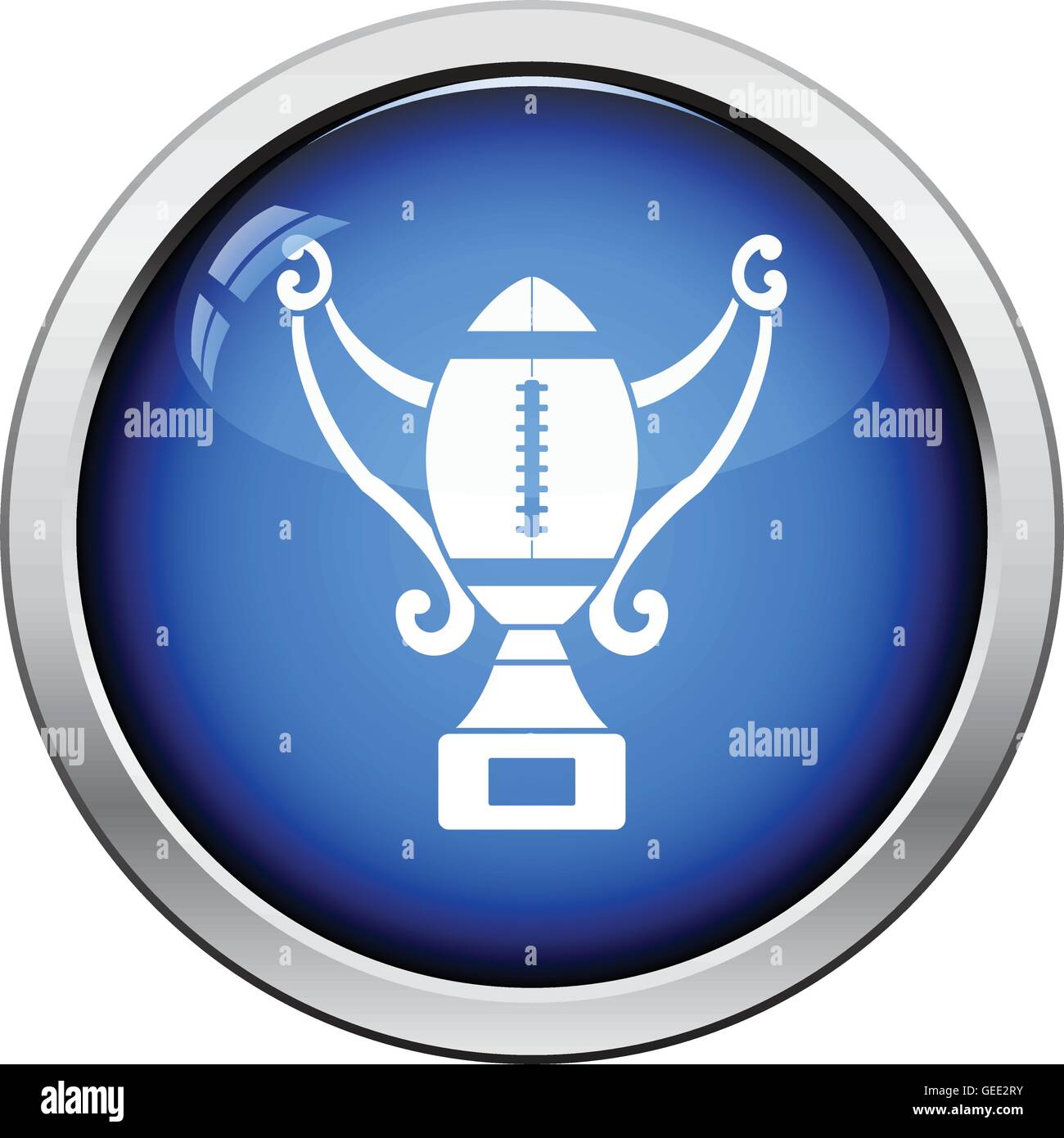 3d render gold trophy cup Stock Vector Images - Alamy