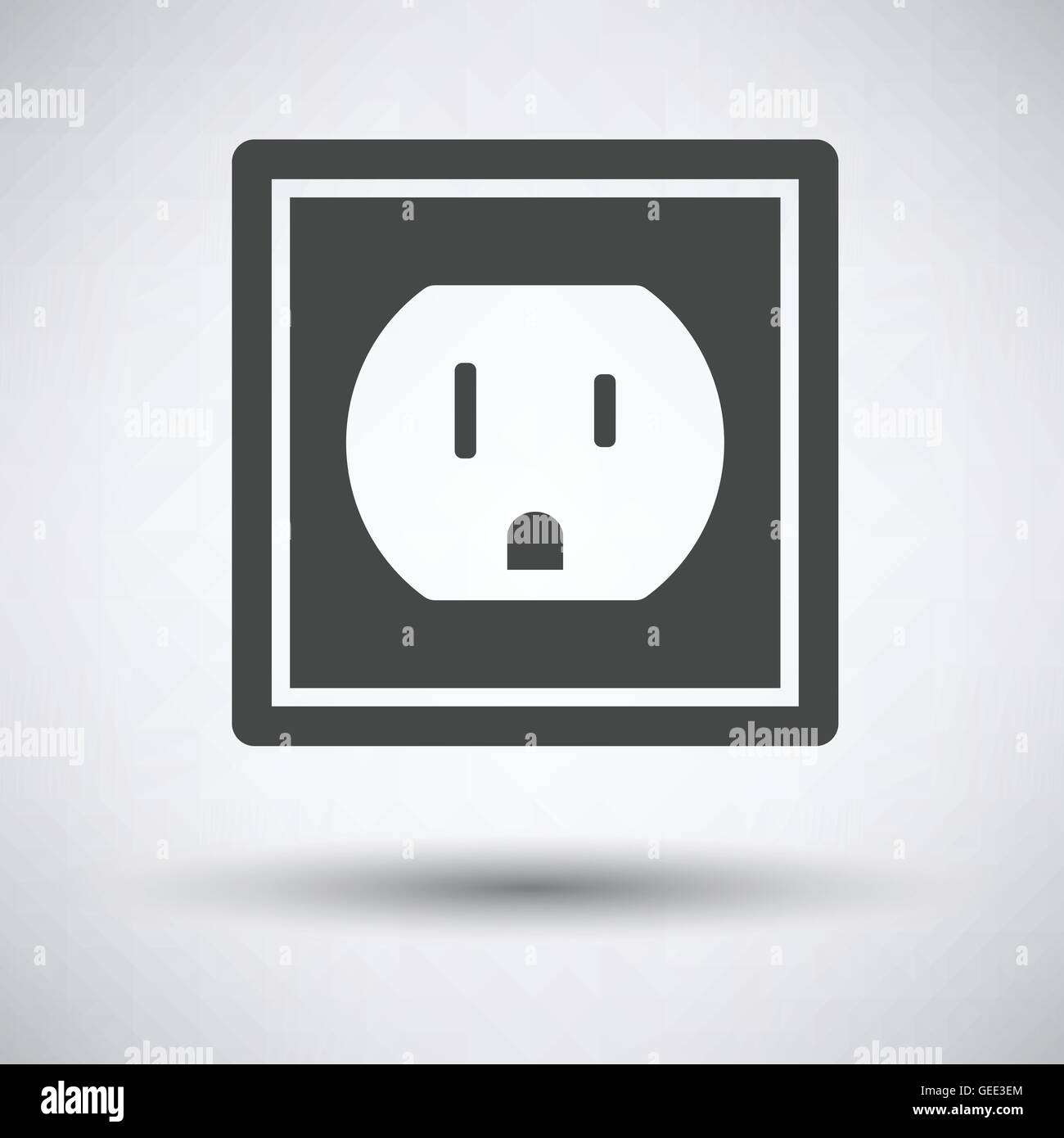 Electrical outlet cover plate Stock Vector Images - Alamy