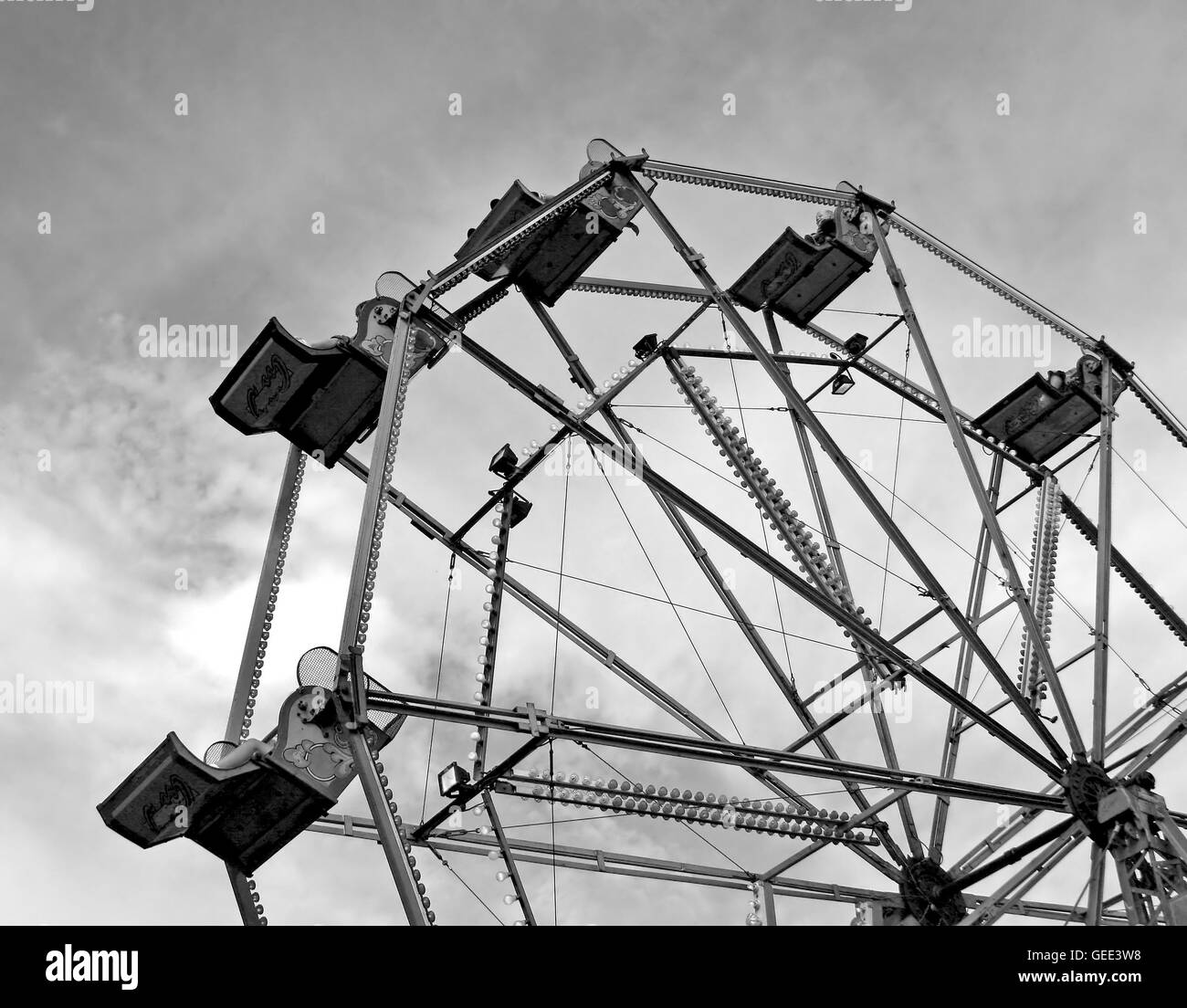 A ferris wheel in a fair ground Stock Photo - Alamy