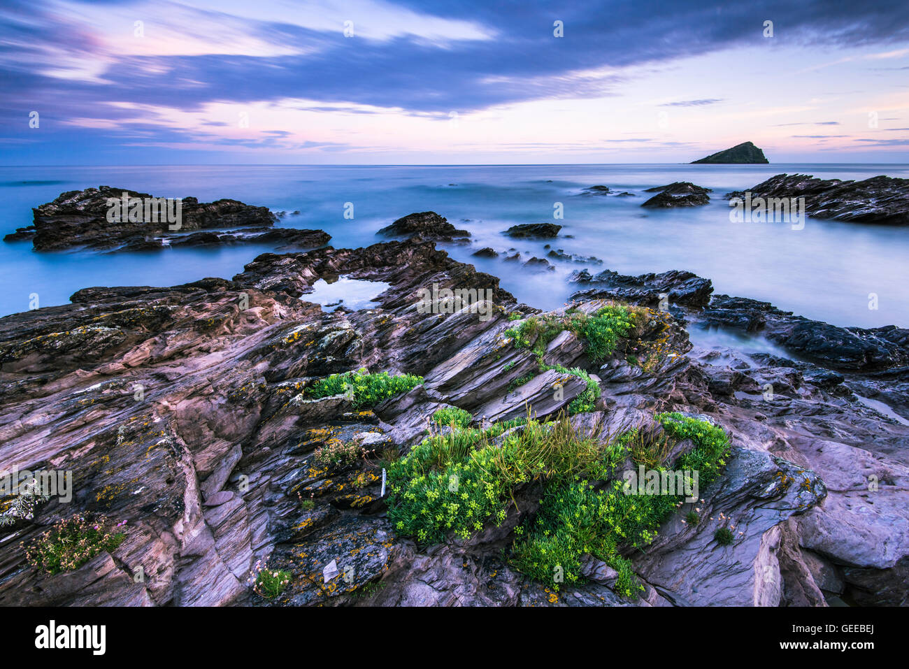 Milky blue water movement hi-res stock photography and images - Alamy