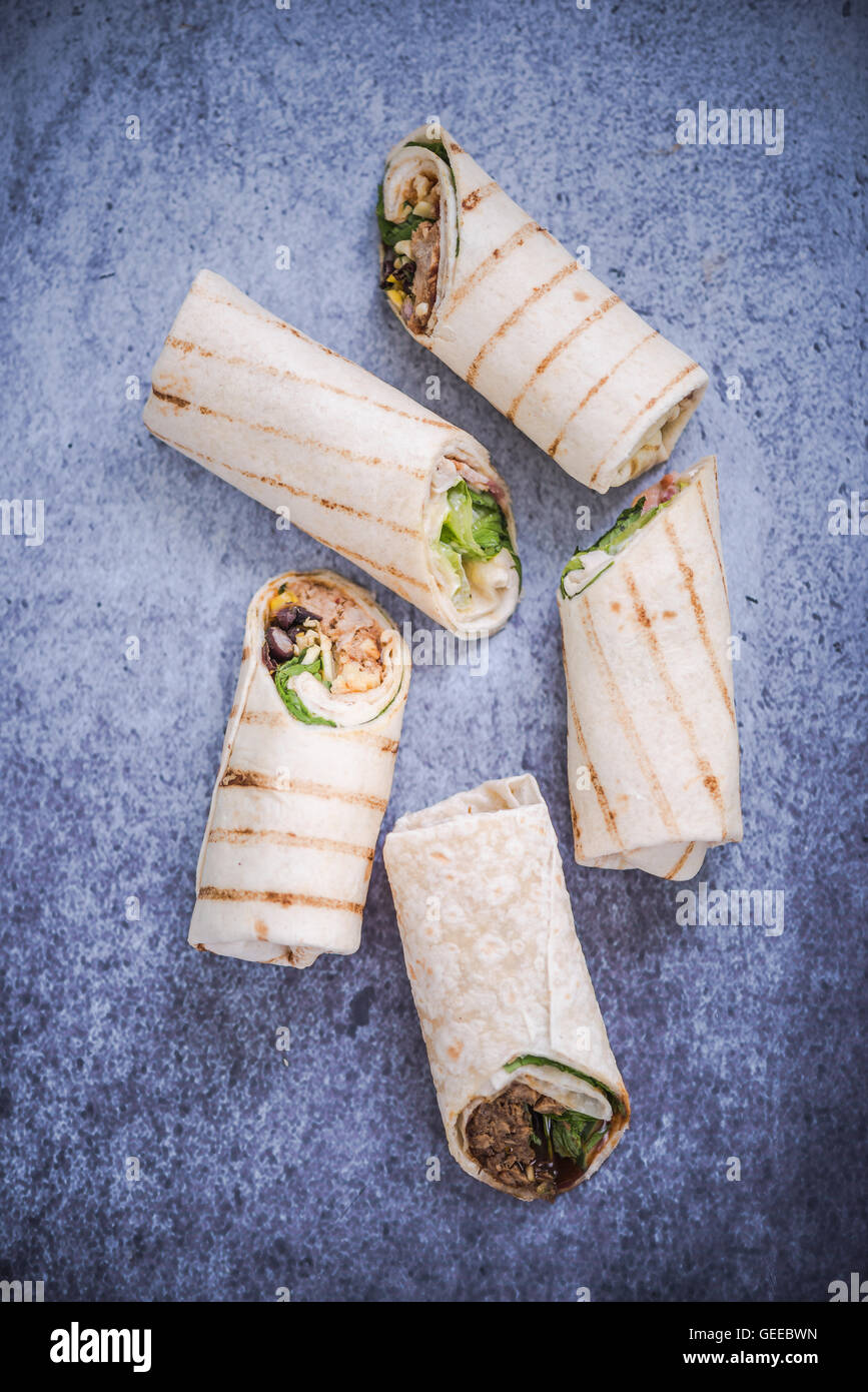 Healthy wraps hi-res stock photography and images - Alamy