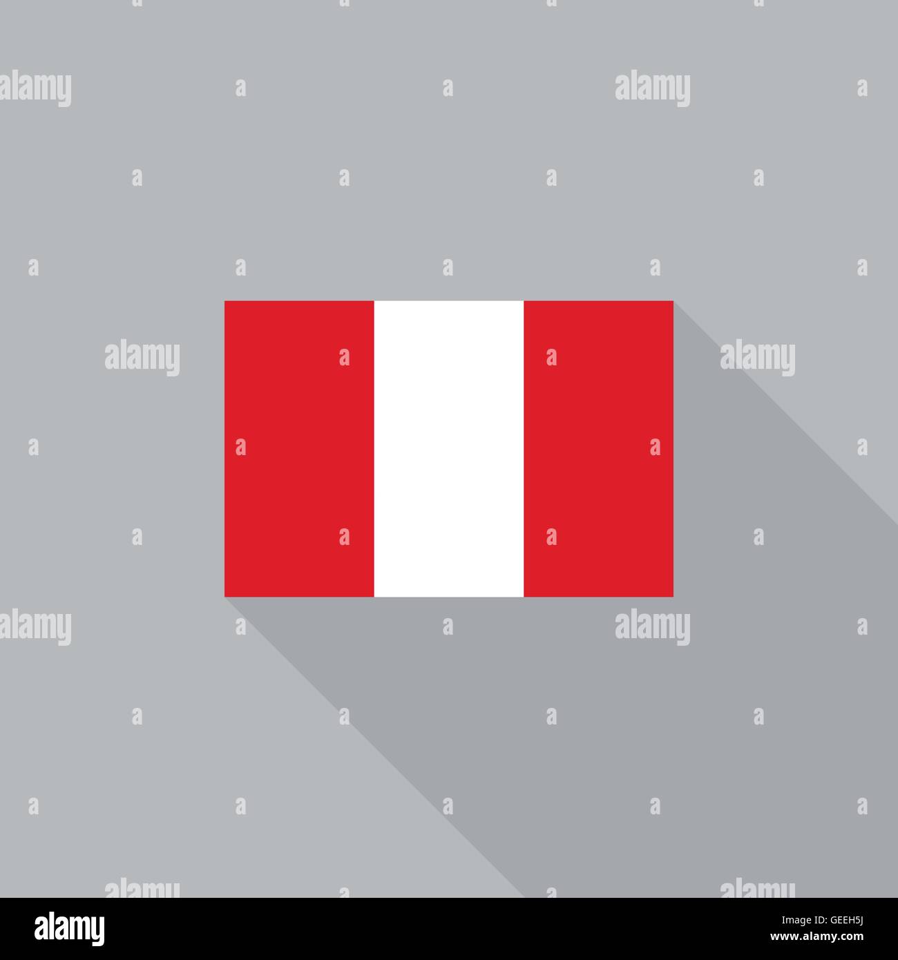Peru flag flat design vector illustration Stock Vector Image & Art - Alamy