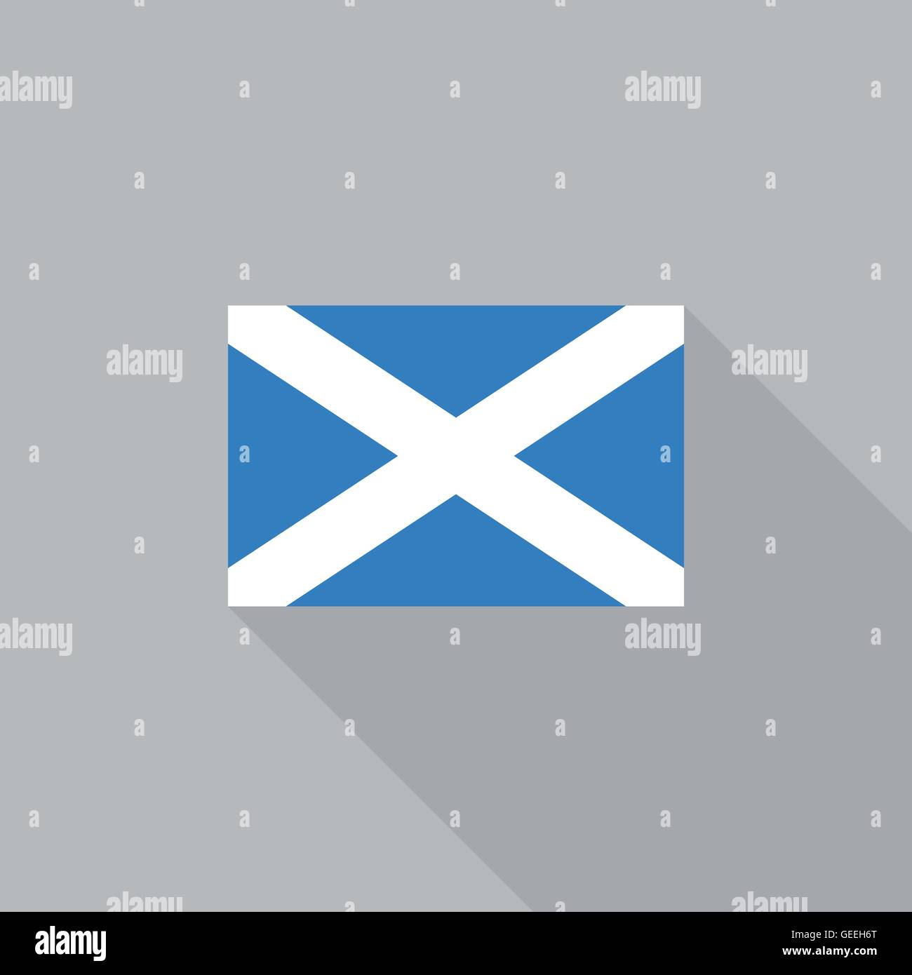 Scotland flag flat design vector illustration Stock Vector Image & Art ...