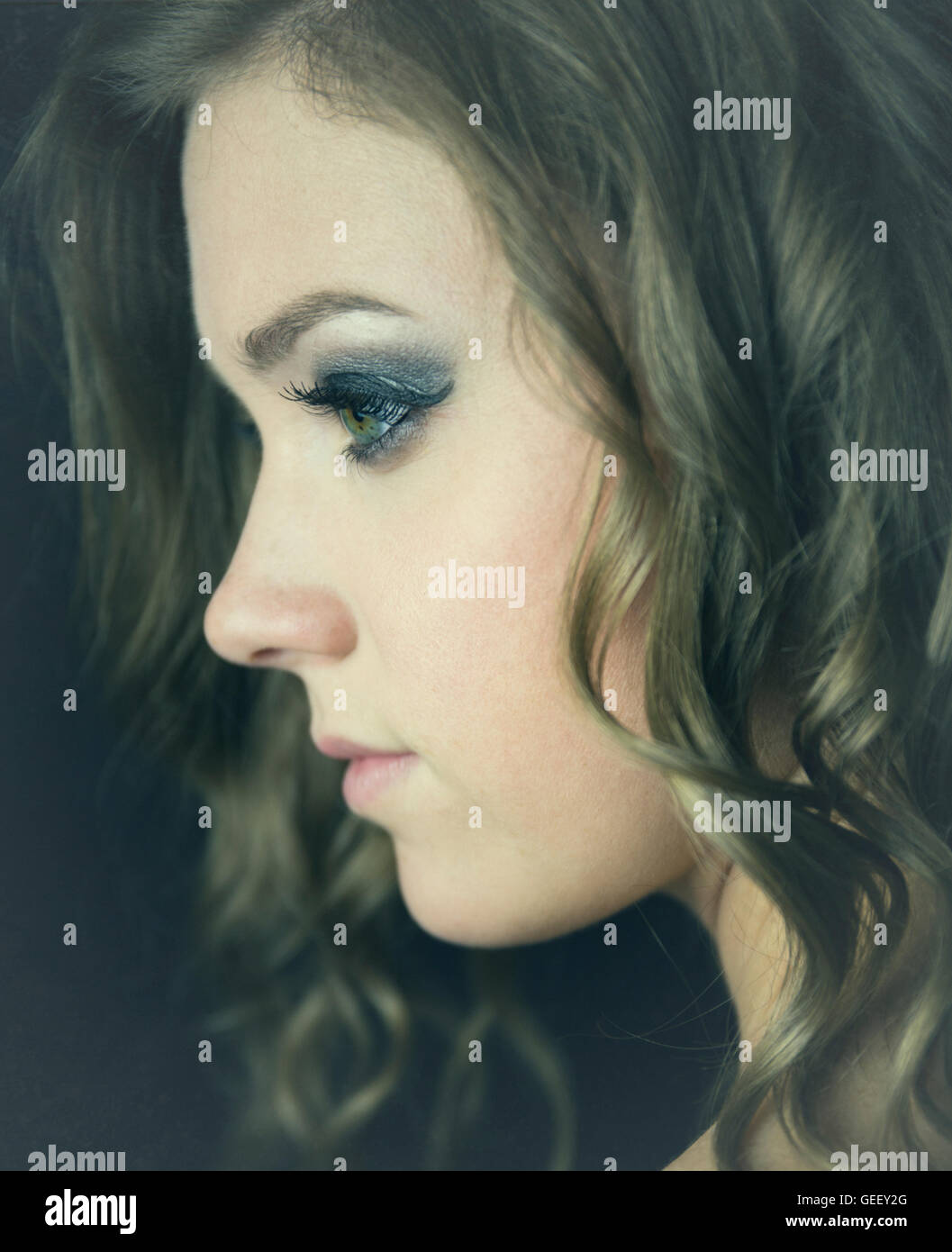 Broken profile hi-res stock photography and images - Alamy