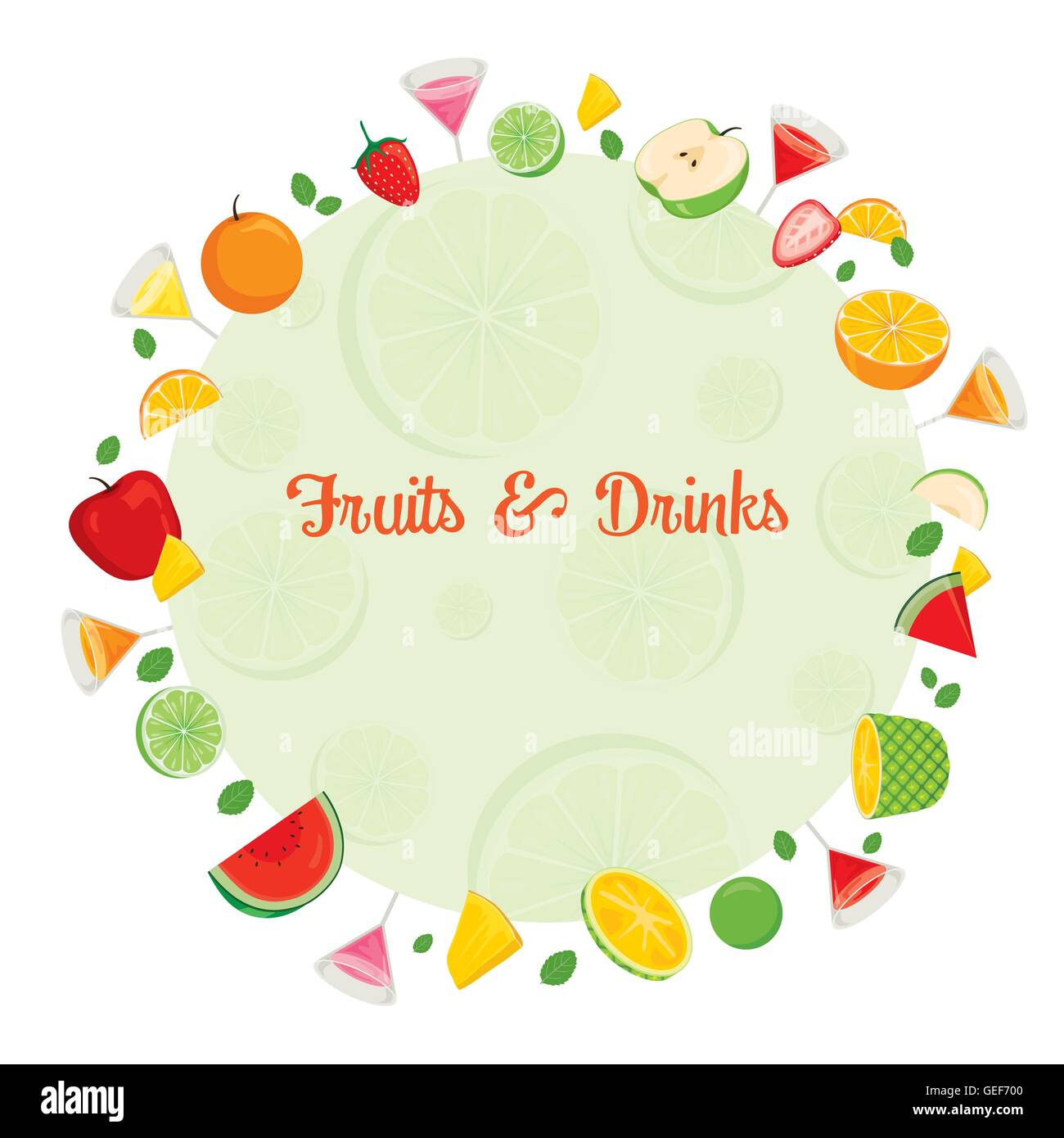 Cocktail drink glass on Stock Vector Images - Alamy