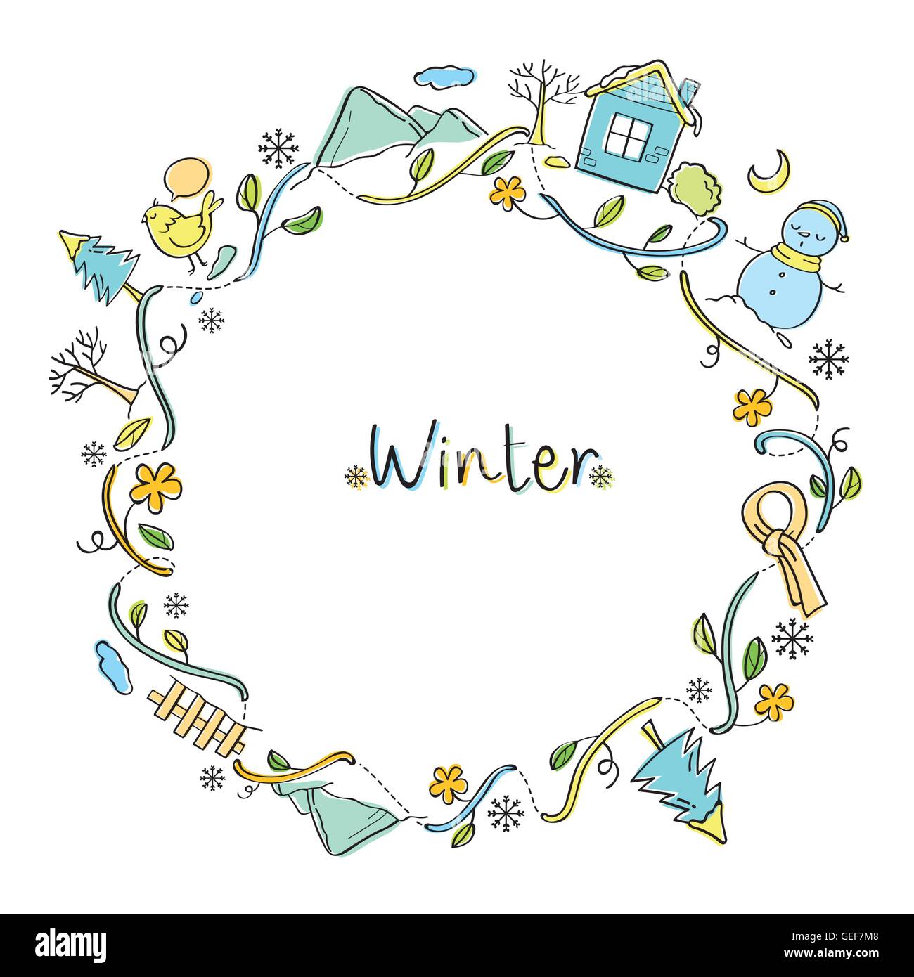 Half the frame Stock Vector Images - Alamy