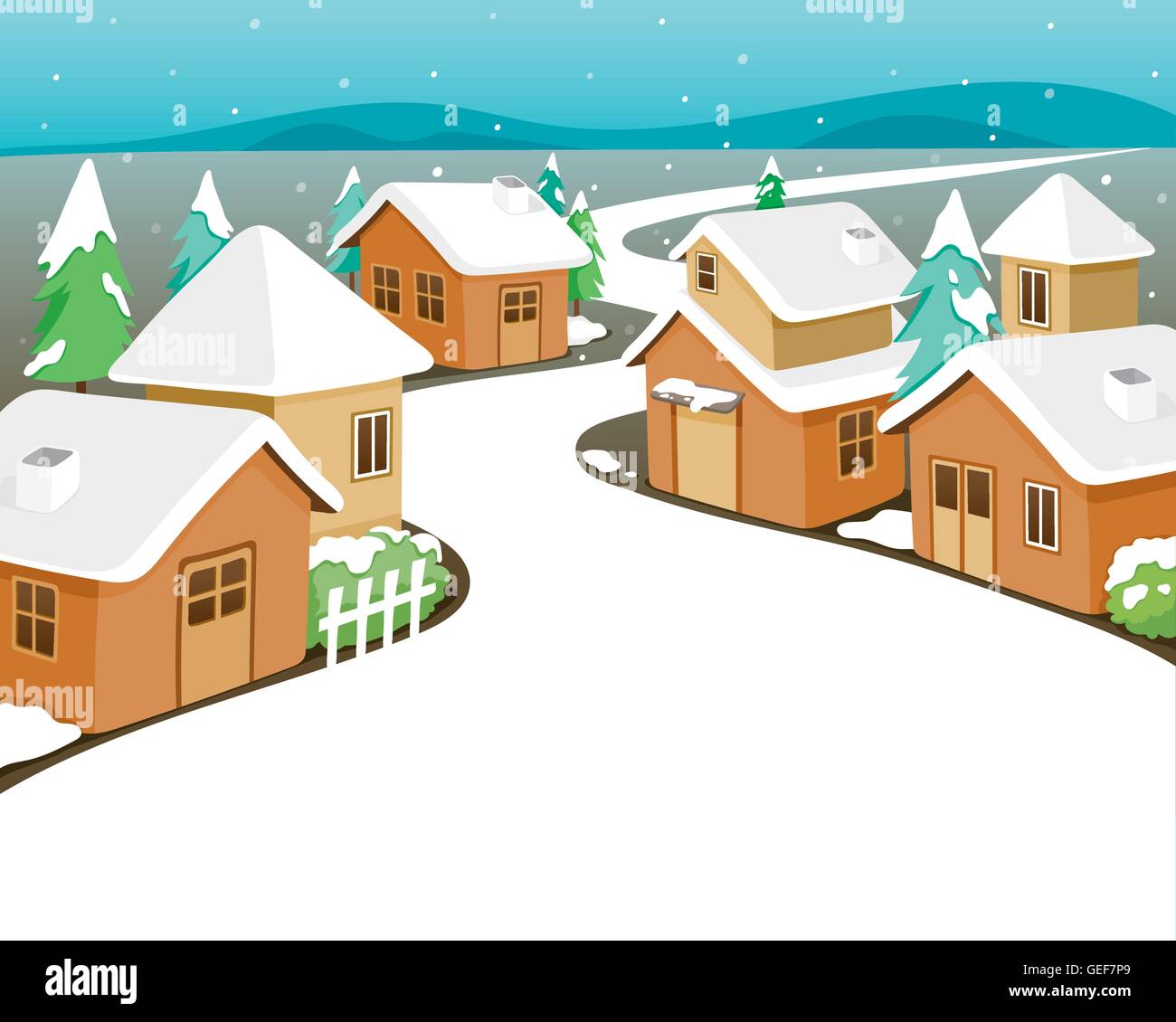 View village town building Stock Vector Images - Alamy