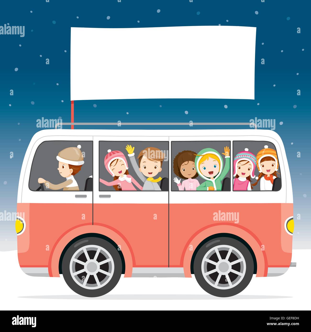 Woman driving night Stock Vector Images - Alamy