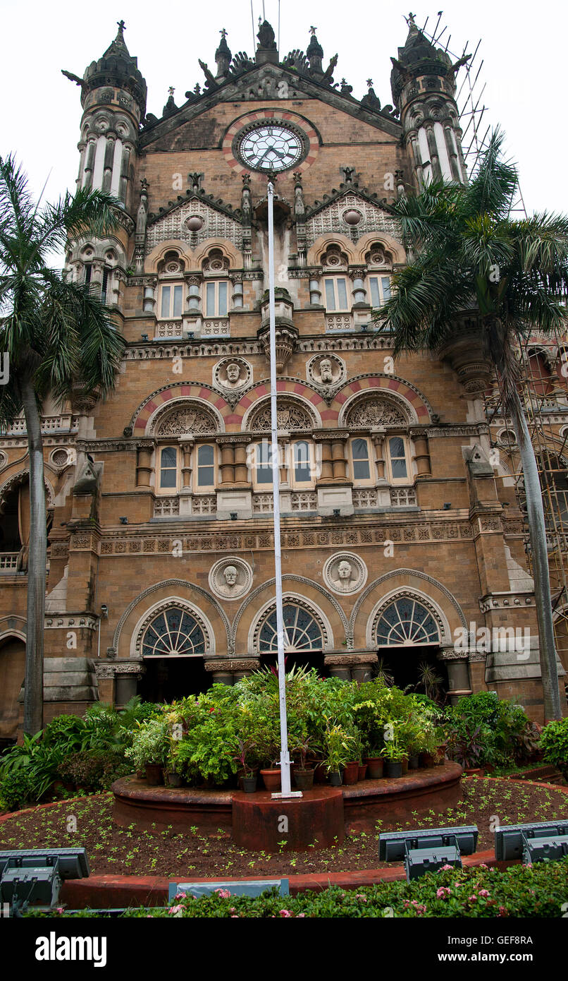 The image of Architecture of CST station building or VT station, Mumbai ...