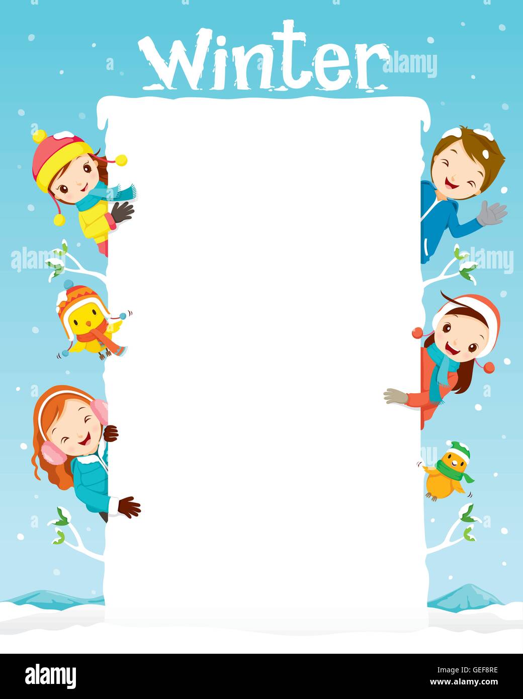 Man relax on winter Stock Vector Images - Alamy