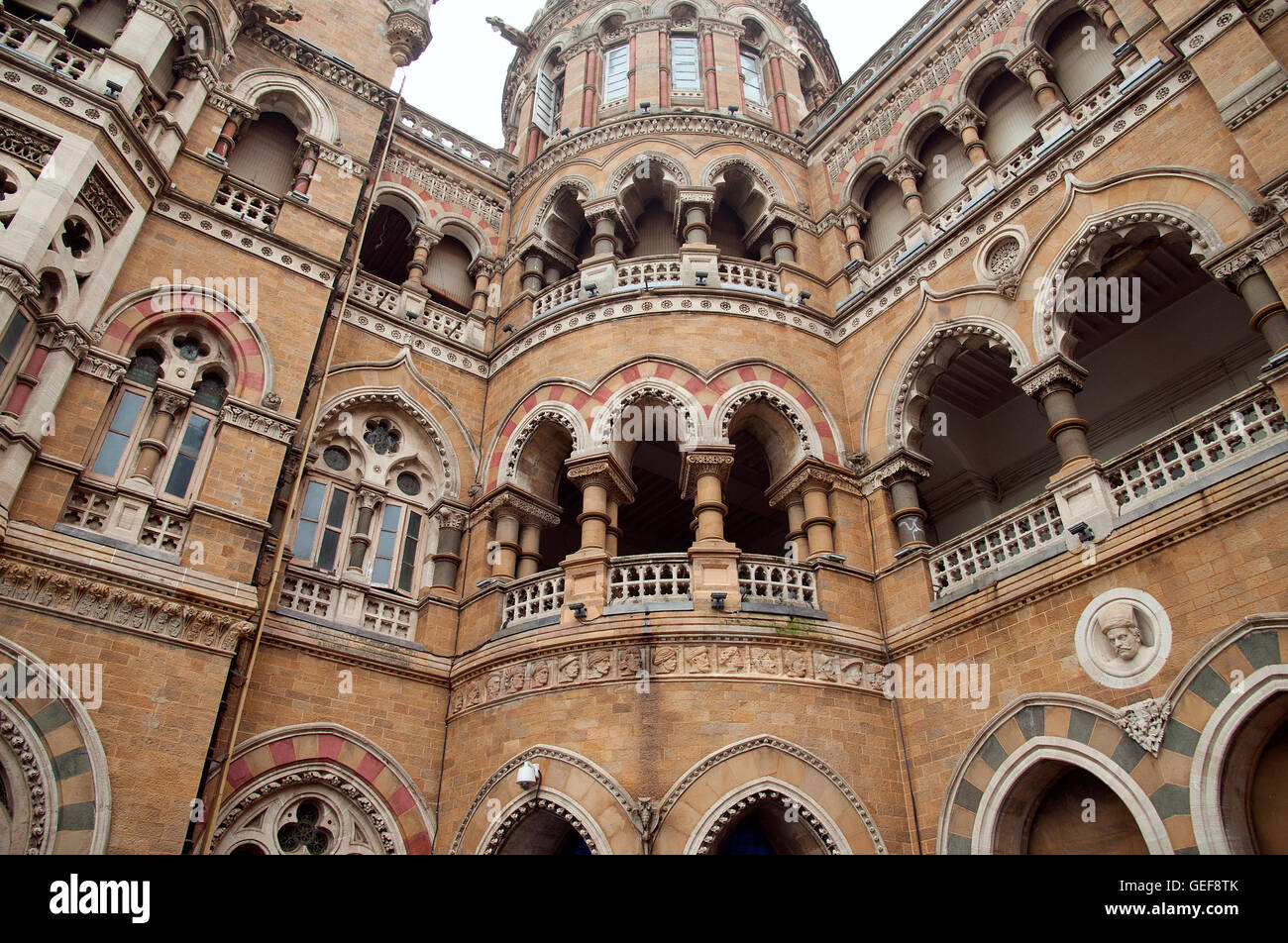 The image of Architecture of CST station building or VT station, Mumbai ...