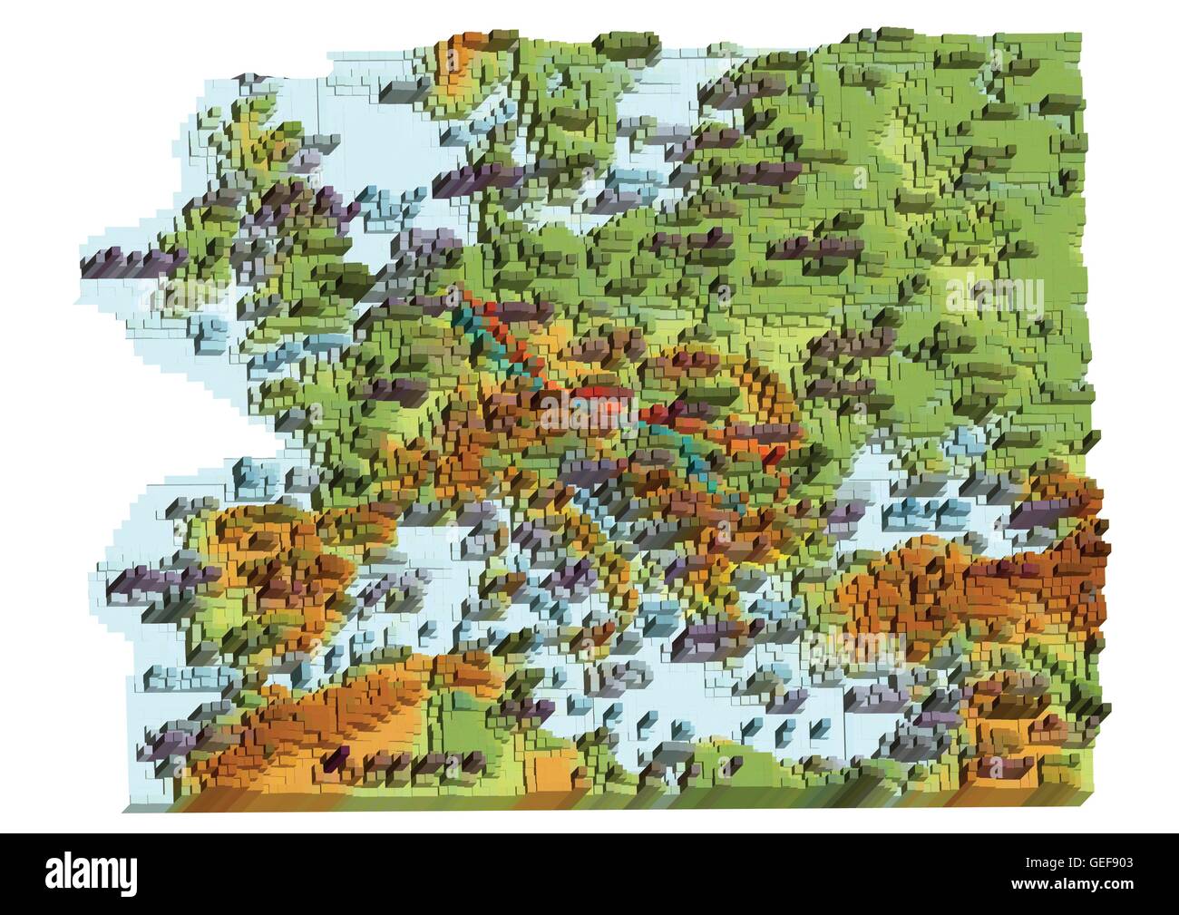 Map of Europe. abstract geometrical stylized map Stock Vector Image ...