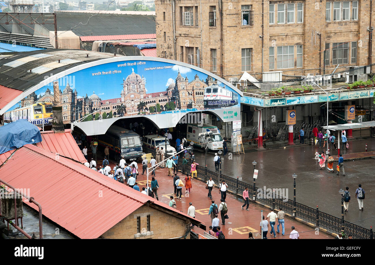 The image of Entrance of CST station building or VT station, Mumbai ...