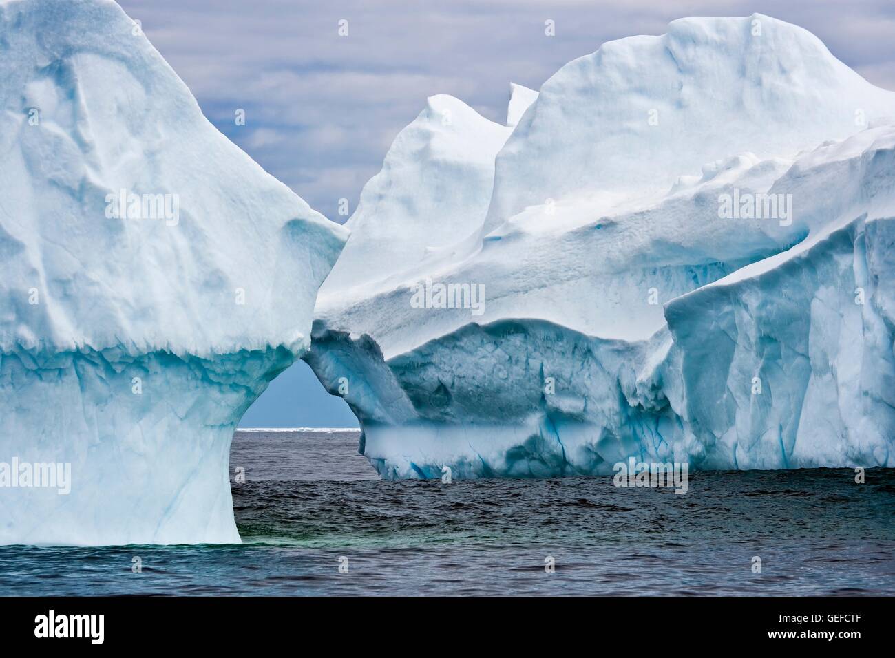 geography / travel, Canada, Labrador, Icebergs off the Newfoundland ...