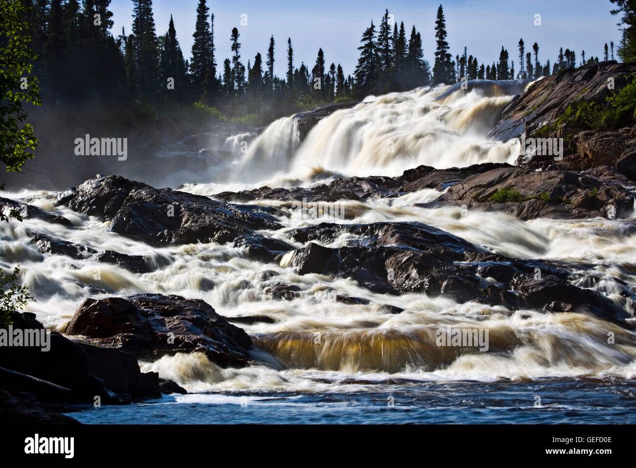 geography / travel, Canada, Labrador, White Bear River Falls Labrador ...