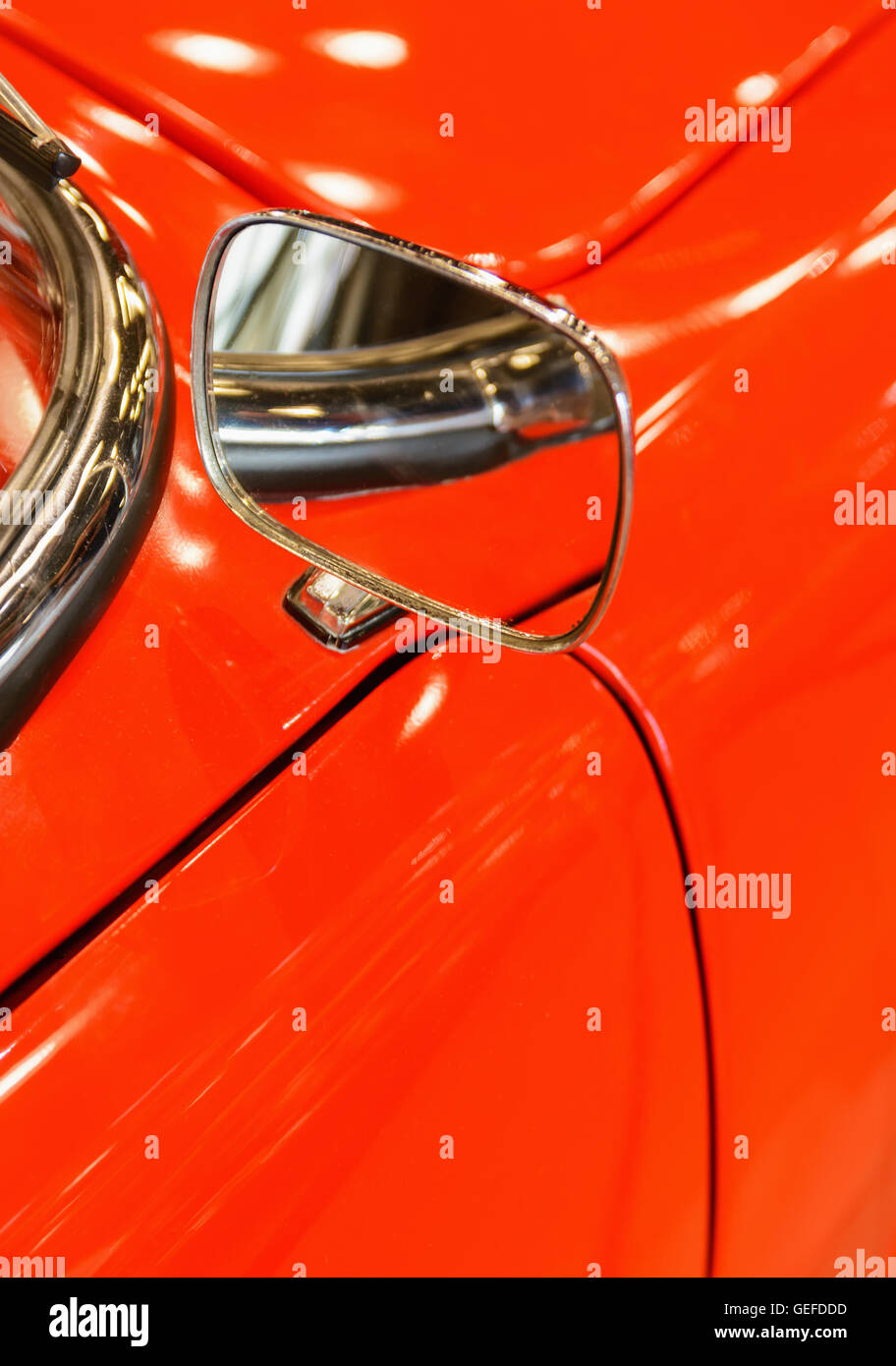 Rearview mirror of vintage car hi-res stock photography and images - Alamy