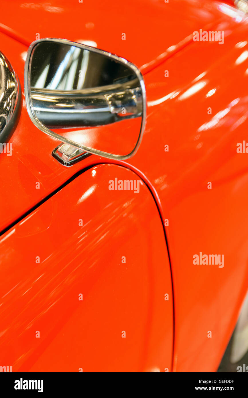 Rearview mirror of vintage car hi-res stock photography and images - Alamy