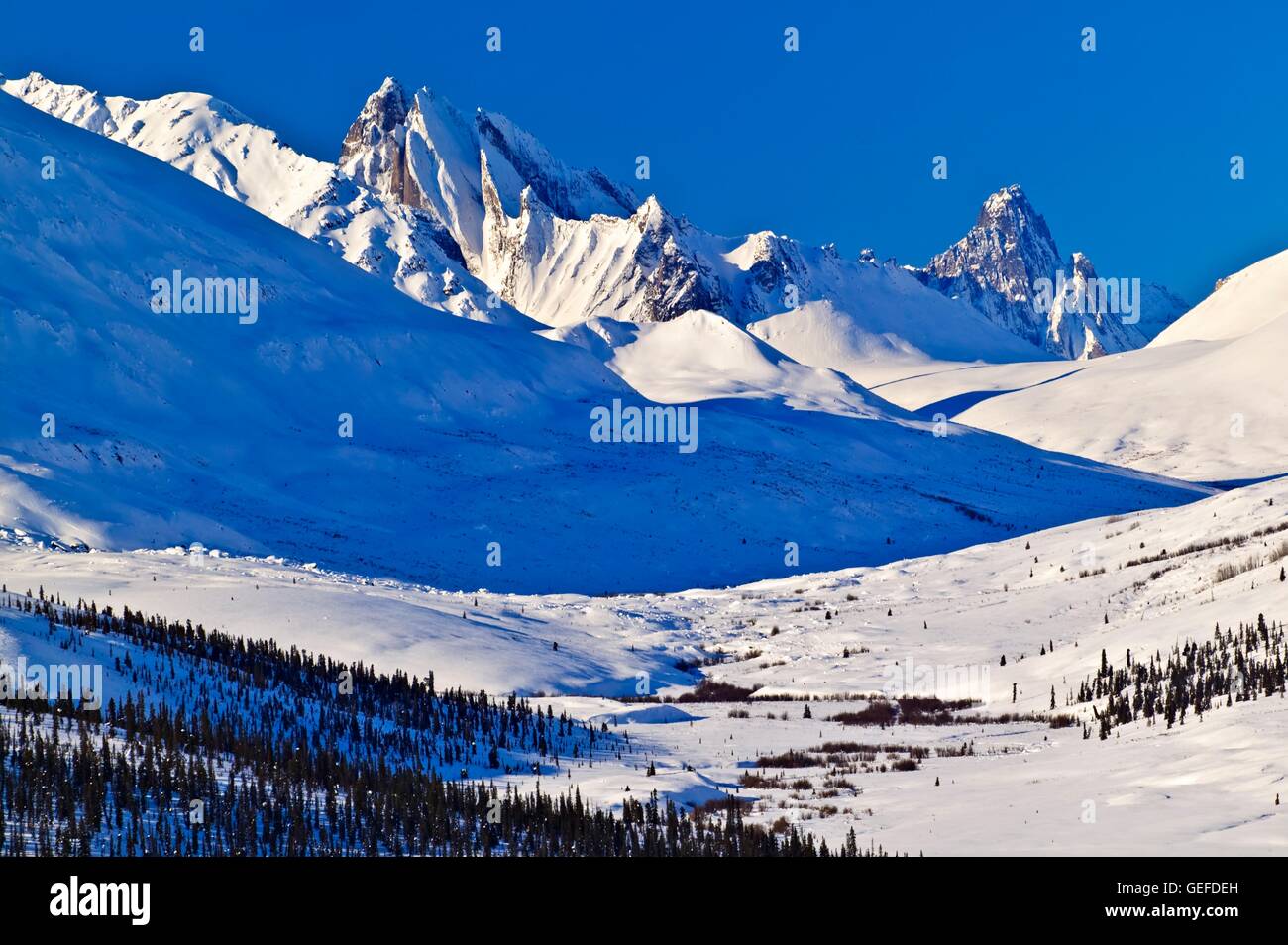 geography / travel, Canada, Yukon Territory, Tombstone Mountain ...