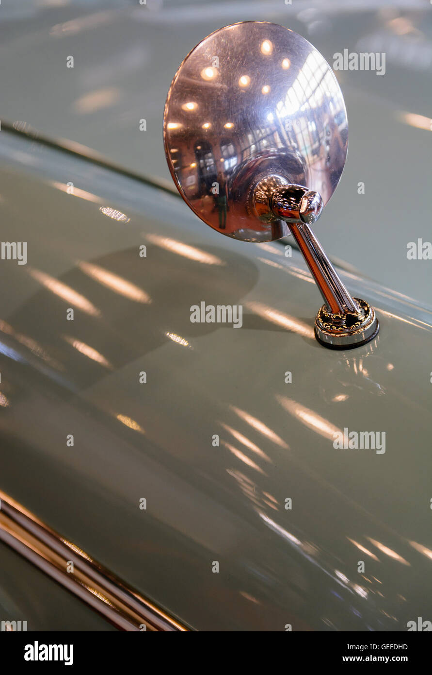 Rearview mirror of vintage car hi-res stock photography and images - Alamy