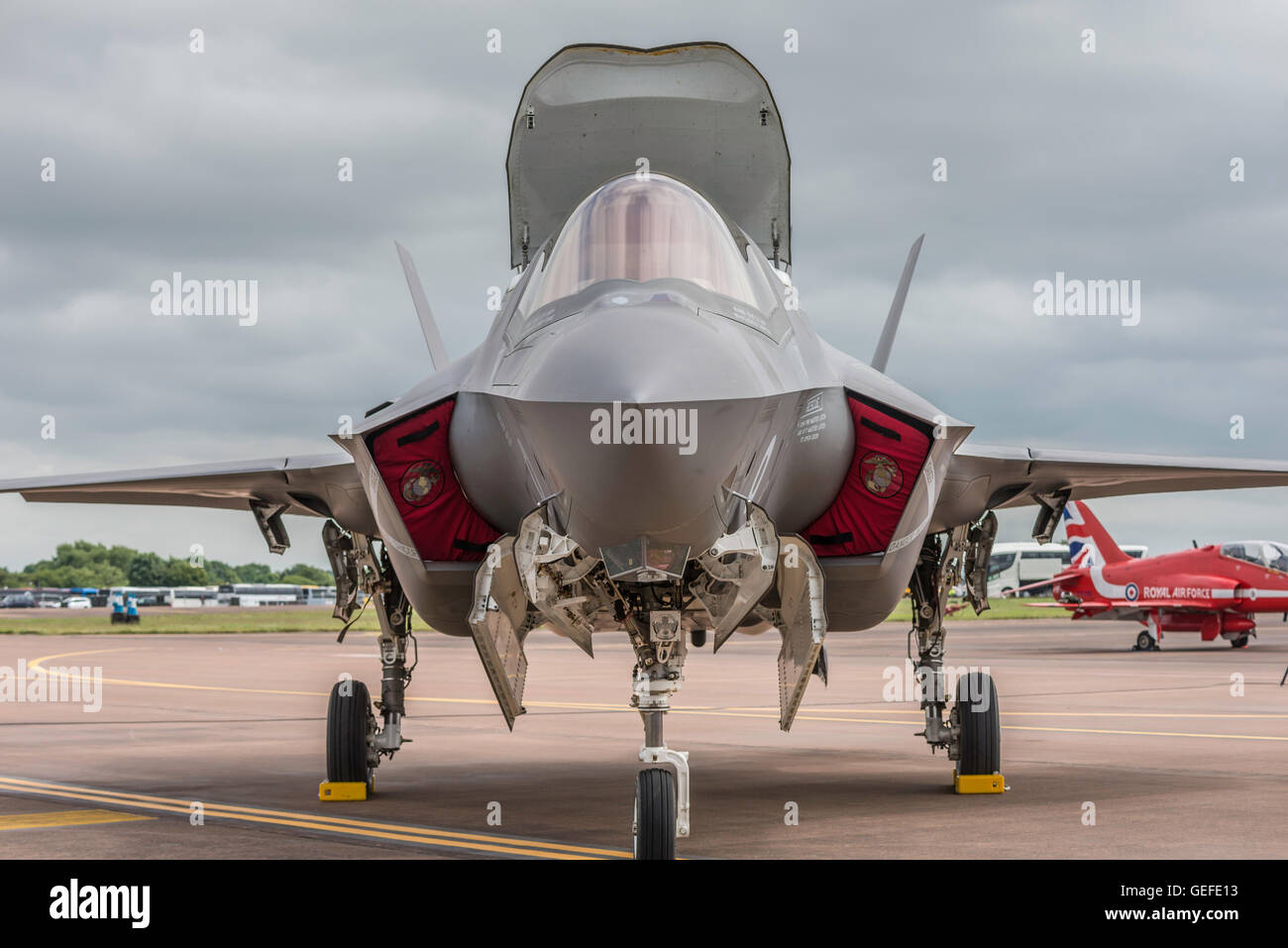 F35B Lightning USAF RIAT Fairford England UK Air show flying display ...
