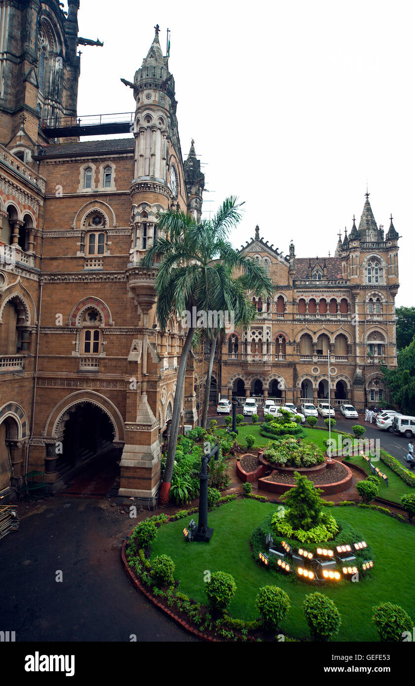 The image of Architecture of CST station building or VT station, Mumbai ...