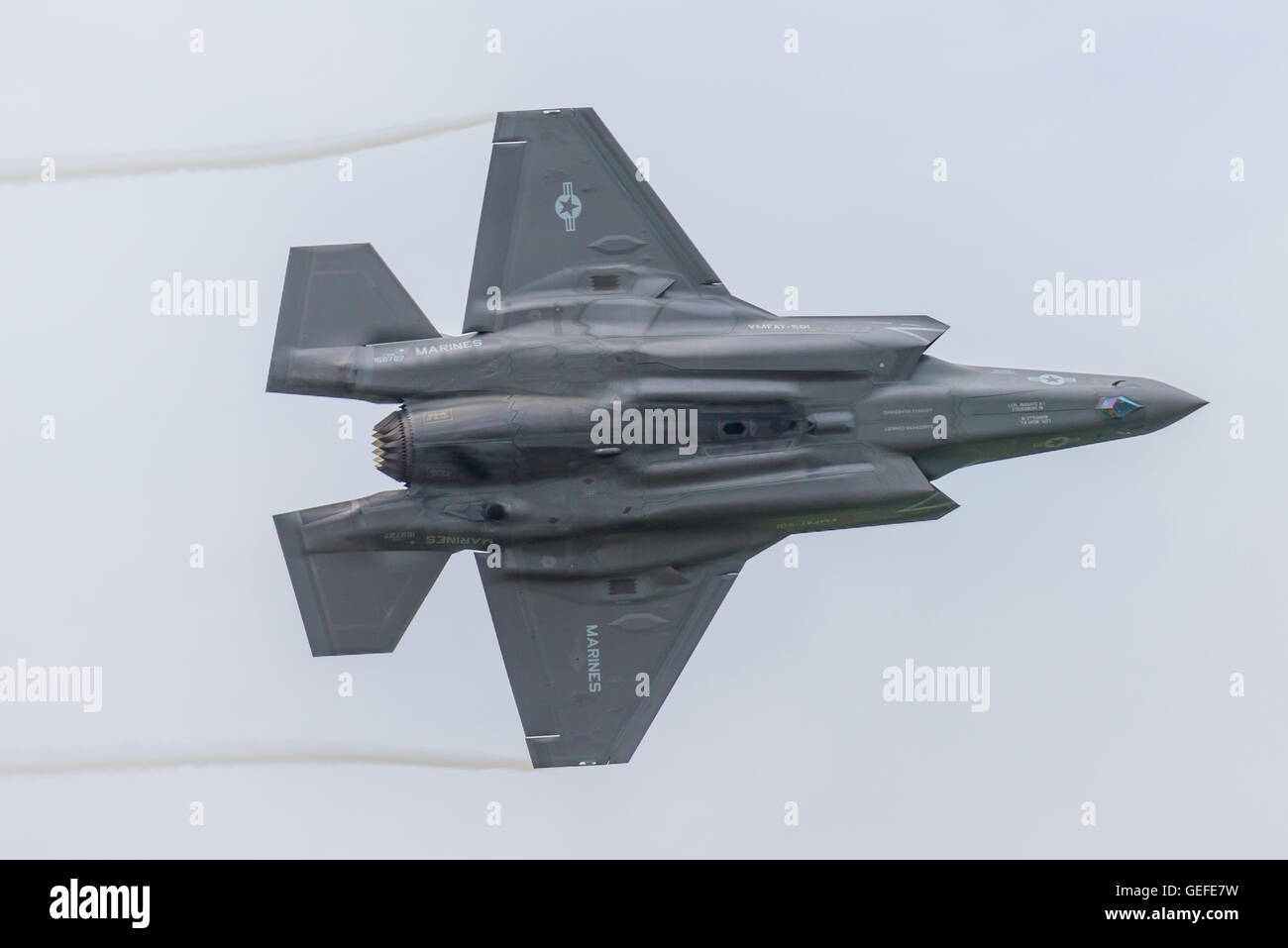 F35B Lightning USAF RIAT Fairford England UK Air show flying display ...