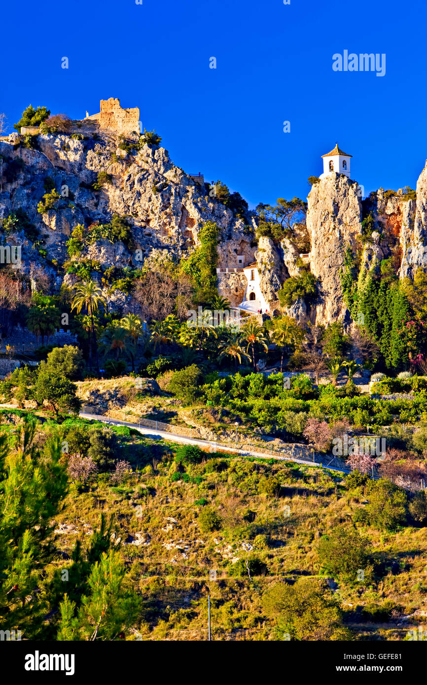 geography / travel, Spain, Comunidad Valenciana, Guadalest, Ruins of ...