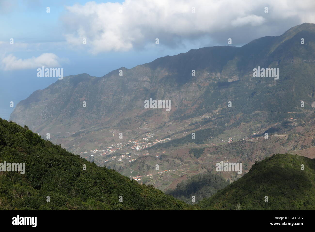 Vale de Caldeira Funda seen from Encumiada which stands at the top of ...