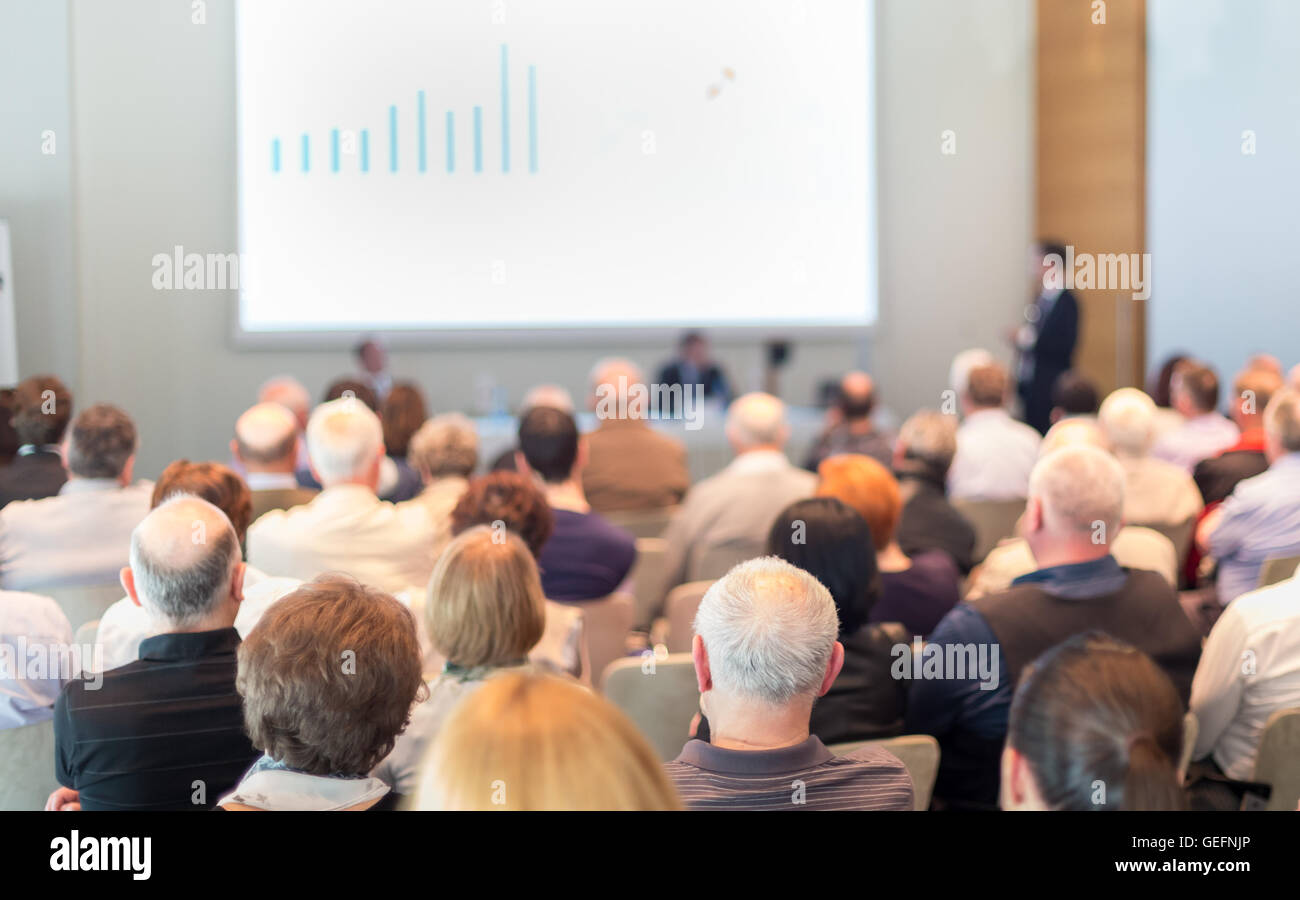 Audience in the lecture hall Stock Photo - Alamy