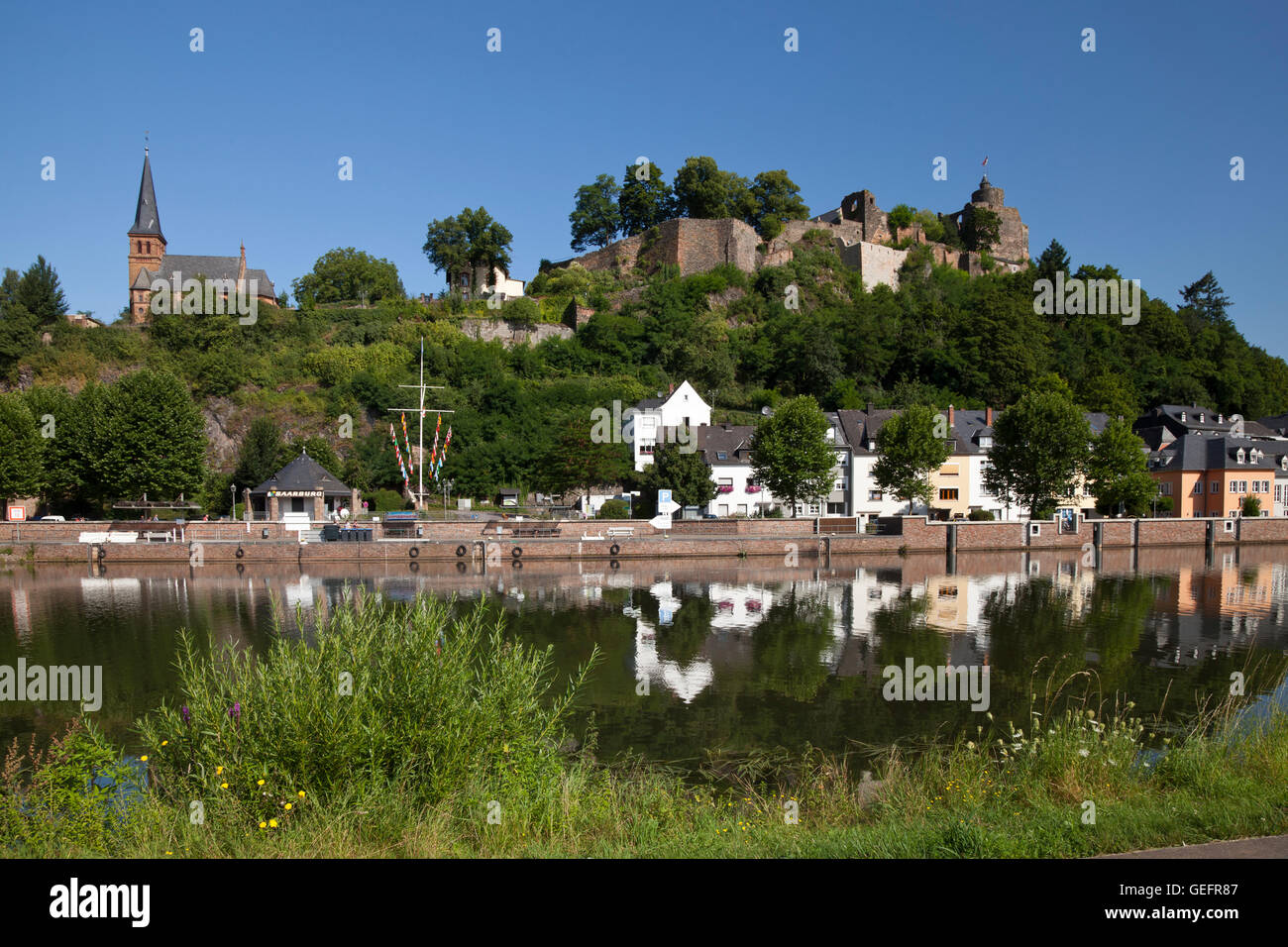 Saarburg ruins hi-res stock photography and images - Alamy
