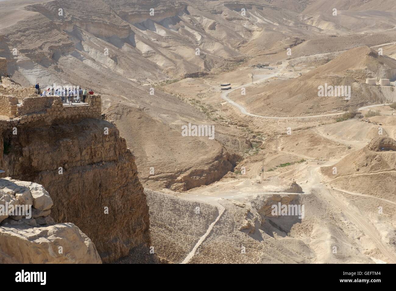 Fortress Masada, Dead Sea Stock Photo - Alamy