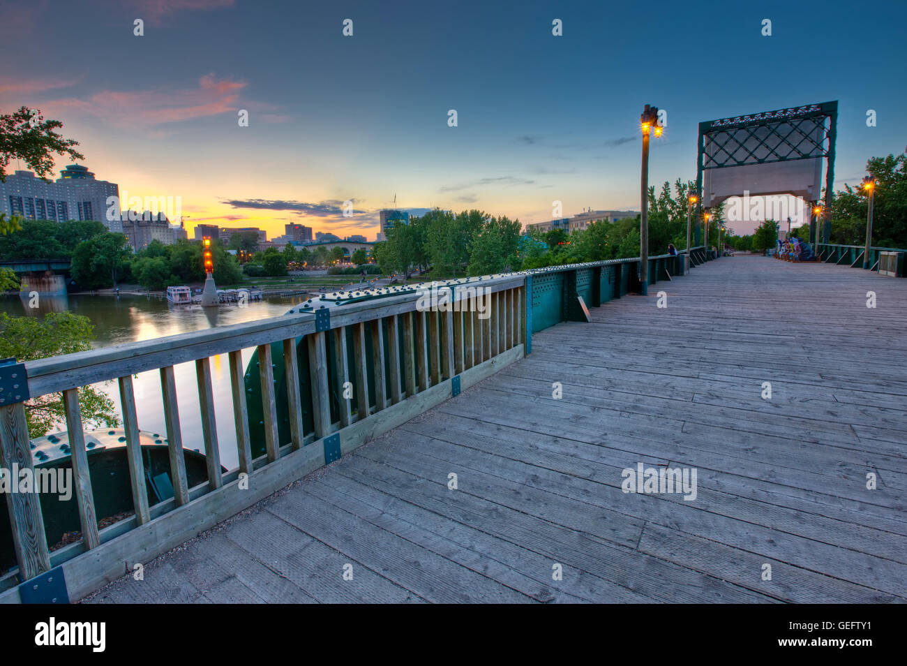 geography,travel, Canada, Manitoba, Winnipeg, Historic Rail Bridge ...